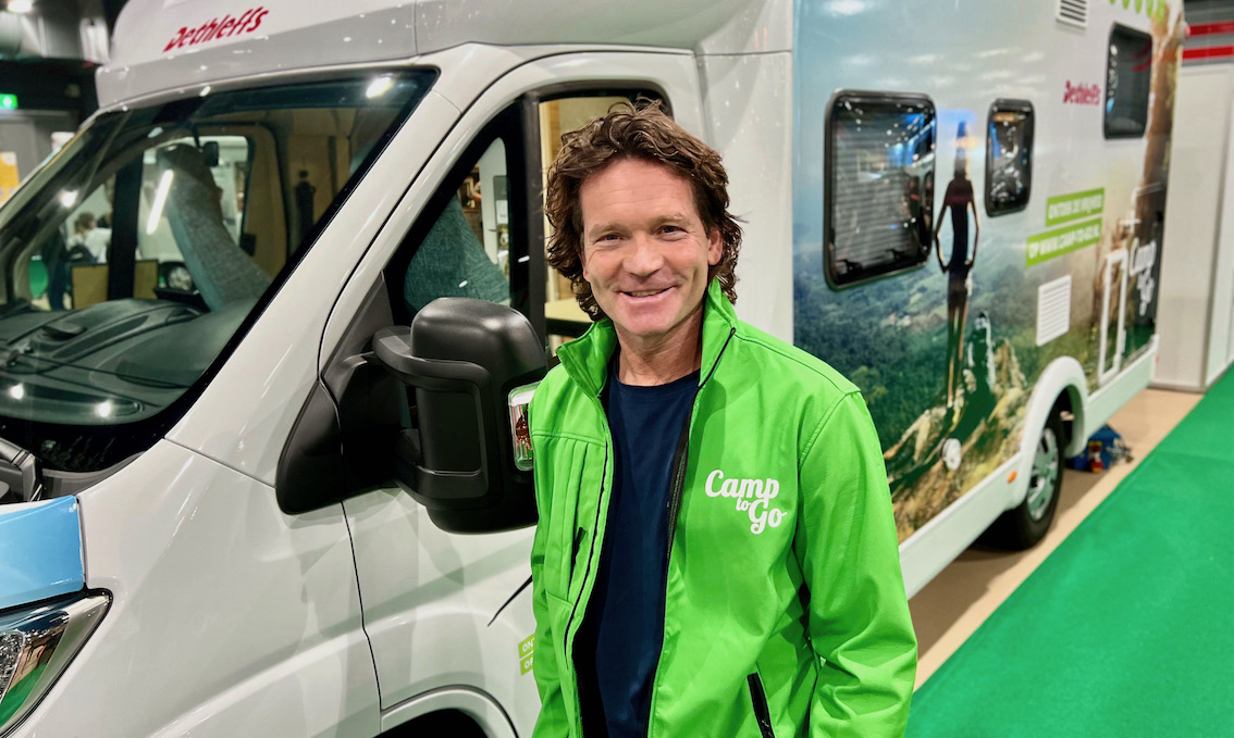 'Mister Camping' Sander Janson elke dag op de Kampeer & Caravan ...
