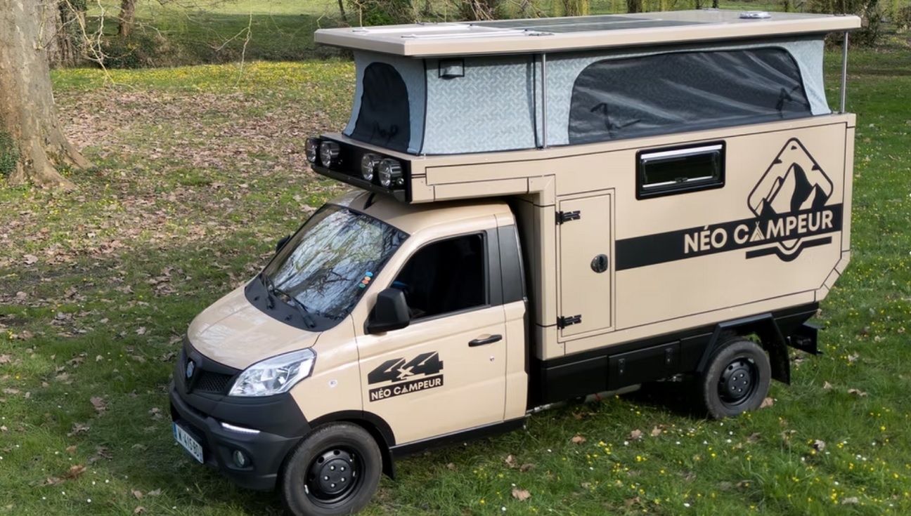 Néo Campeur: een 4x4 camper van een Italiaans scootermerk, op LPG ...