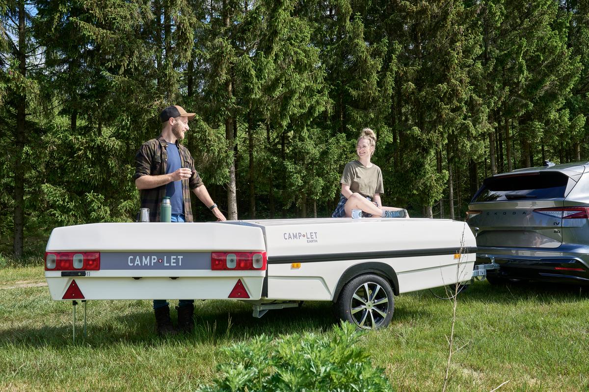Britten vinden Camp-let Earth de beste vouwwagen - Camp to Go