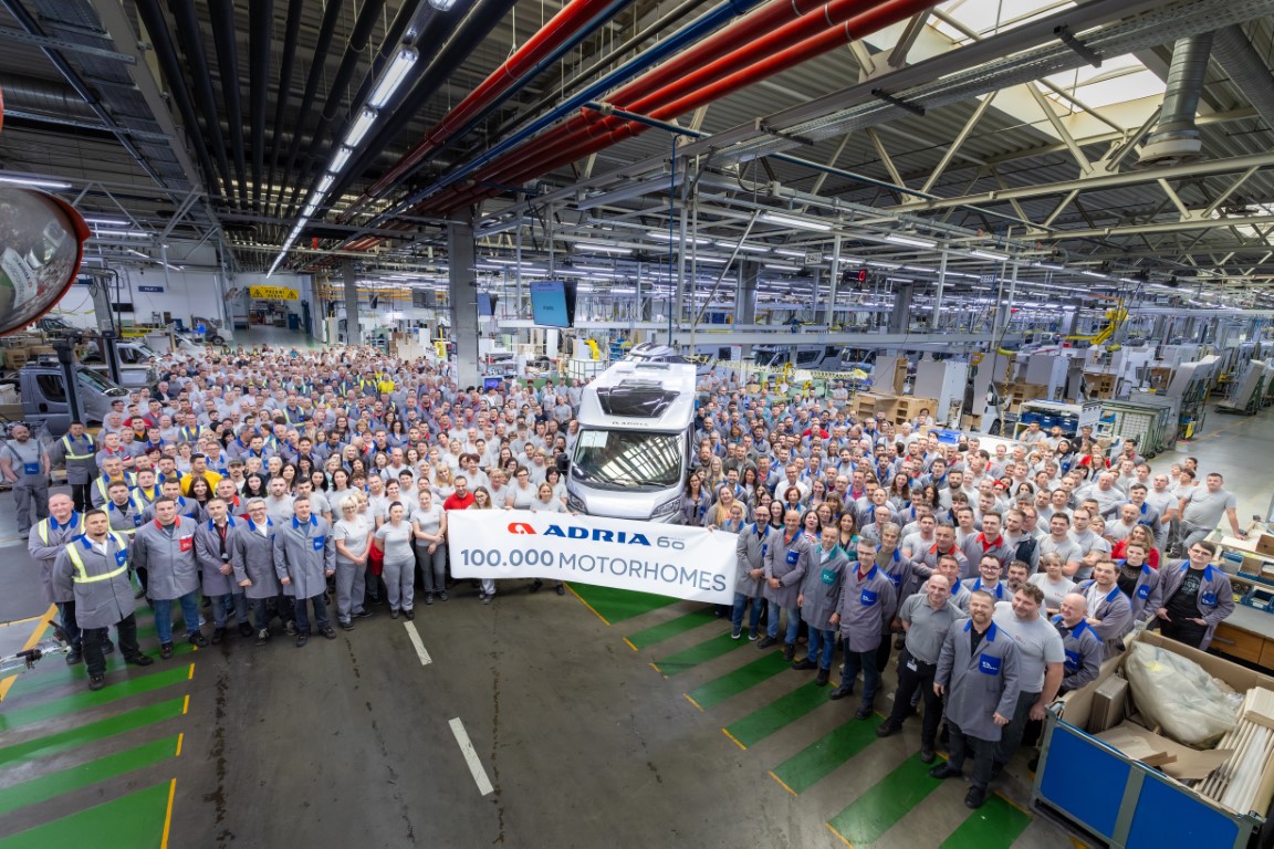 Historische mijlpaal voor camperfabrikant Adria - Camp to Go