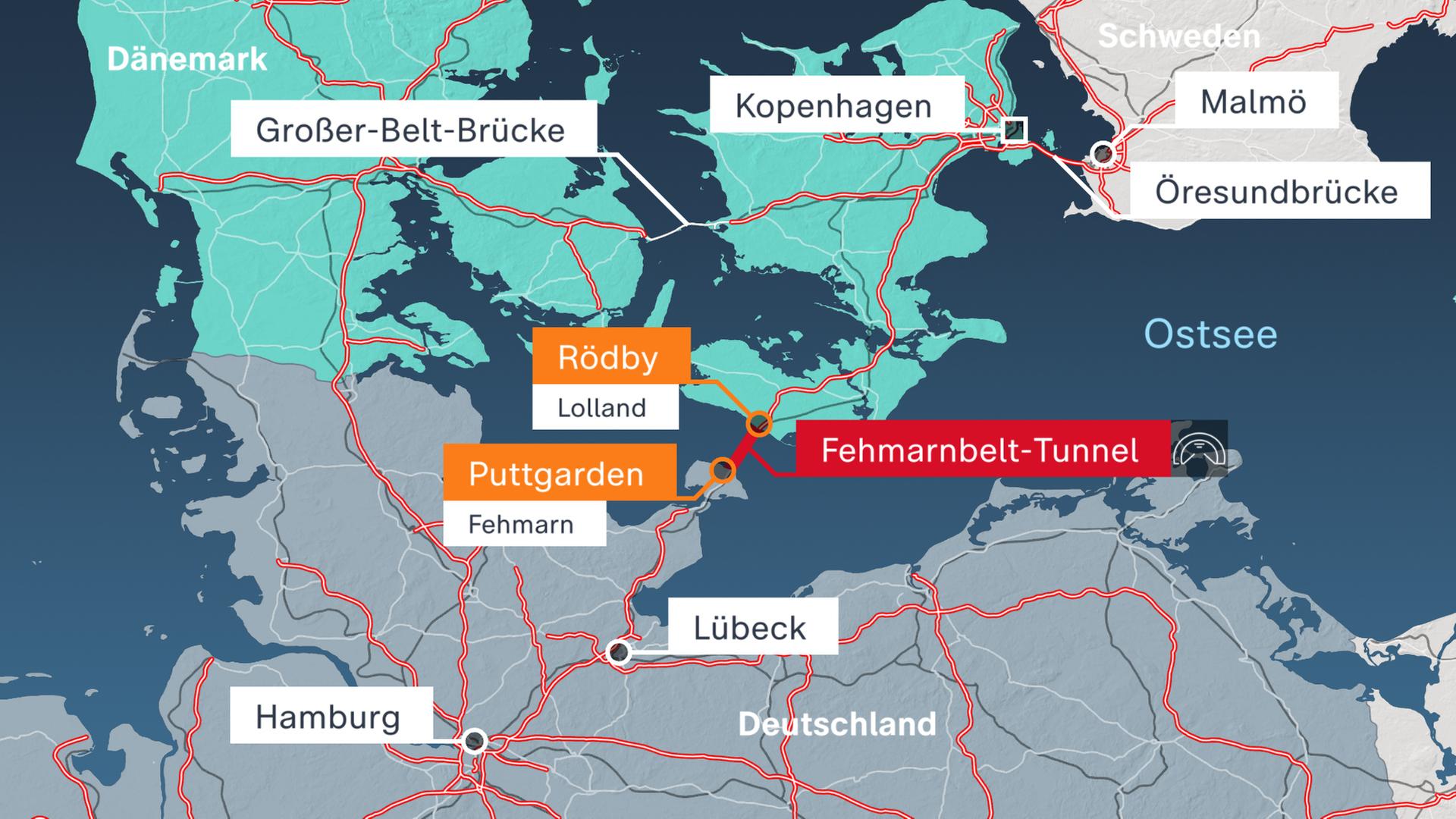 Anderhalf uur sneller in Denemarken en Zweden door nieuwe tunnel - Camp ...